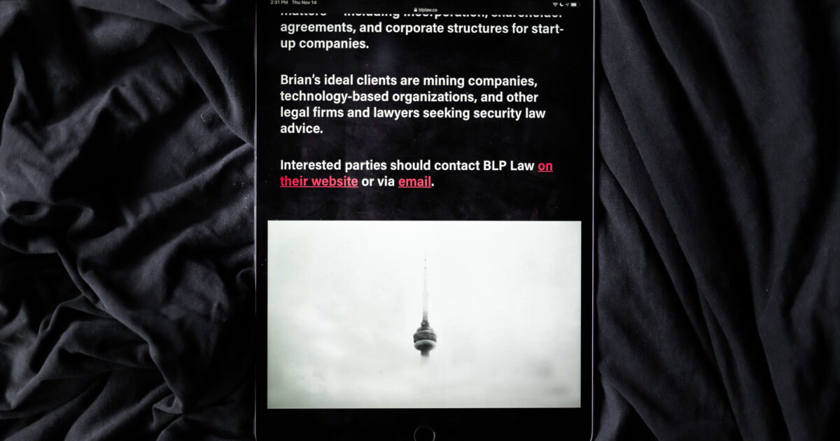 Case study: BLP Law | Wildfire Studios